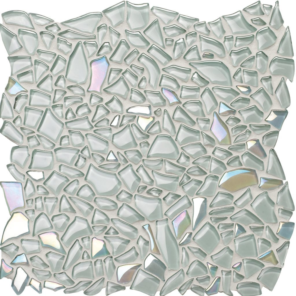 SHATTERED WHITE PERLA 12"X12"