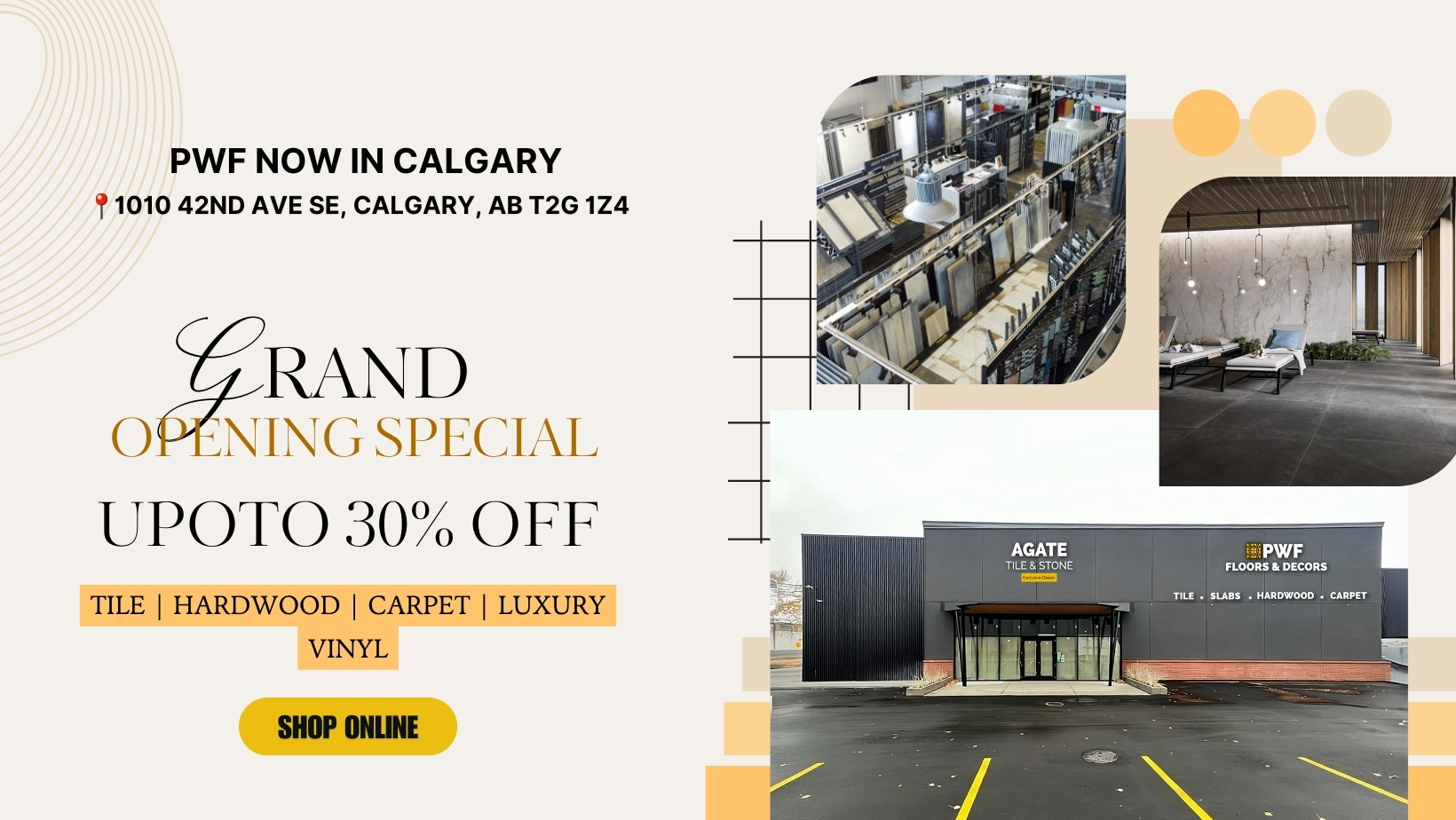 PWF Floor & Decors - Tiles, Carpet, Hardwood - PWF Floors & Decors