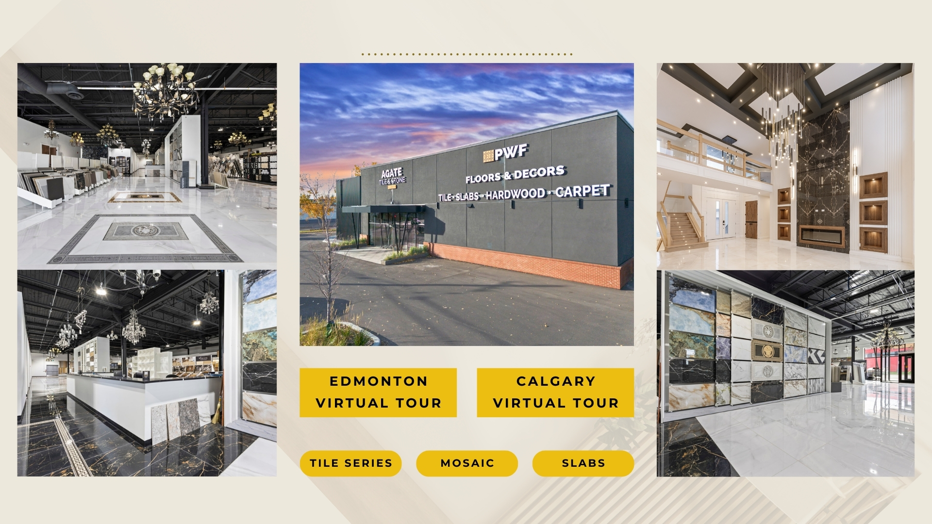 PWF Floor & Decors - Tiles, Carpet, Hardwood - PWF Floors & Decors